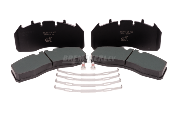 Bremskerl 8043 Premium Brake Pads for Meritor EX225H2 – Bremskerl CV, LLC