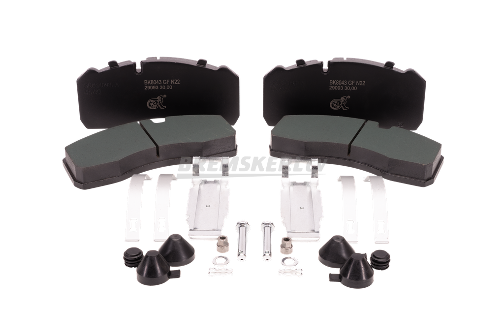 Bremskerl 8043 Premium Brake Pads for Knorr SB6 – Bremskerl CV, LLC
